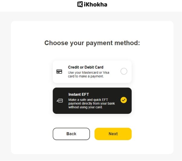 Getting Paid Using Instant EFT on iK Pay Gateway